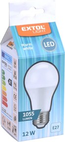 žárovka LED klasická, 12W, 1055lm, E27, teplá bílá