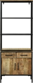 Vysoký bufet Hnědá 70 x 35 x 180 cm Masivní mangové dřevo 3310125