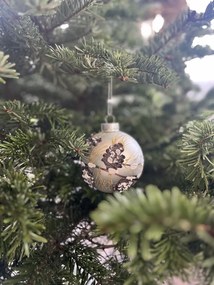 Bloomingville, Vánoční skleněné koule  Skanny Ornament | barevná