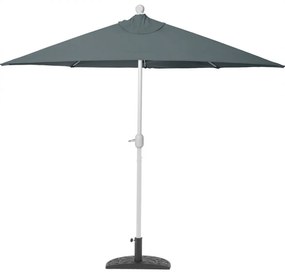 Slunečník půlkruh Parla - polyester/hliník - 300cm antracit se stojanem