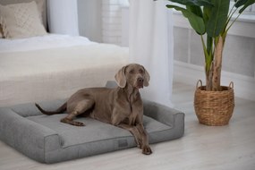 Ortopedický pelíšek pro psa Sofi šedý Velikost: L - 85x65 cm