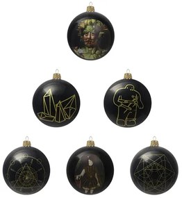 Set vánočních ozdob s dekorem z doby Rudolfa II.