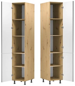 Kuchyně LANGEN šp | sestava F push open | 340 cm | SOKL v CENĚ | artisan/šedá