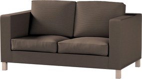 Potah na pohovku IKEA  Karlanda 2-místná, krátký barva hnědá látka pletený vzor