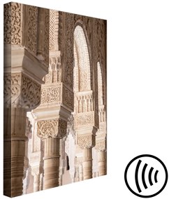 Obraz Krajky sloupů (1-částý) svislý - městská architektura v Maroku