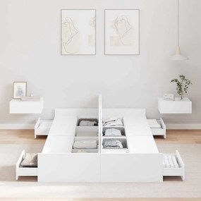 Rám postele s úložným prostorem se zásuvkou Bílá 120 x 200 cm 3335301