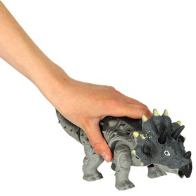 Creative Corner Dálkově ovládaný dinosaurus RC Triceratops chodí svítí řve