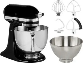 KitchenAid 5KSM175PSEOB černá / Kuchyňský robot Artisan / 300W / 4.8 l
