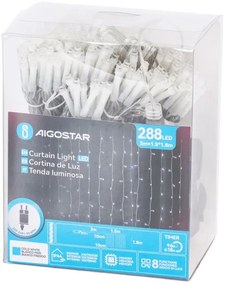 Aigostar - LED Ven. ván. řetěz 288xLED/3,6W/230V 1,5x1,8m IP44 studená bílá
