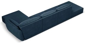 Tmavě modrá rohová pohovka (pravý roh) Vanda – Mazzini Sofas