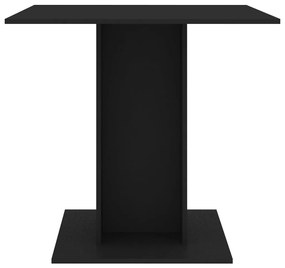 Jídelní stůl Kemmi - černý - dřevotříska | 80x80x75 cm