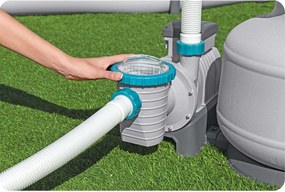 Bestway 58486 bazénové pískové čerpadlo s 11355 l/h a filtračními koulemi pro účinné čištění vody