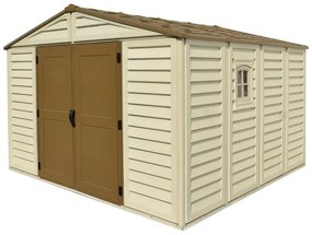 Velký plastový zahradní domek Duramax WoodBridge Plus 10.5 x 10.5