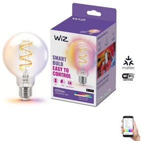 WiZ LED RGBW Stmívatelná žárovka G95 E27/6,3W/230V 2200-6500K Wi-Fi - WiZ WI0131