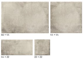 Dlažba Realonda Modular dust grey 44x66, 44x44, 22x22, 22x44 cm mat MDUSTGR