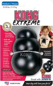 KONG Žvýkací hračka Extreme Wobbler černá / Velikost M / 5,6 x 8,5 cm