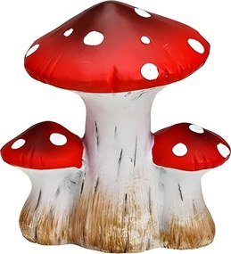 Dekorační muchomůrky 16 × 17 cm