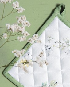 Textilní košíček na pečivo Happy Florals - 35*35*8 cm