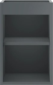 Mexen Box-A, závěsná skříňka 30 cm, grafitová matná, 91AX1-0300-470-1-66