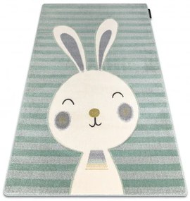 Dywany Łuszczów Dětský kusový koberec Petit Rabbit green - 160x220 cm