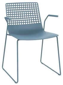 BARCELONA Dd - Židle WIRE SLED-BASE ARMCHAIR