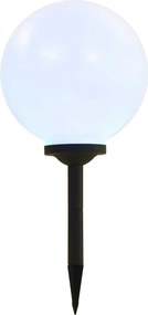 Zahradní solární lampy 4 ks LED kulovité 30 cm RGB 277127