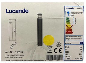 Lucande Lucande - LED Venkovní lampa JAXON LED/15W/230V IP54 LW0121