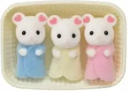 Sylvanian Families Baby Marshmallow myšky trojčata / od 3 let