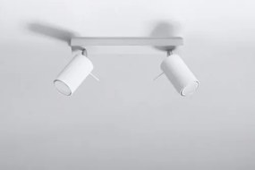 Bodové svítidlo SOLLUX Ring 2 GU10 2x40W bez zdroje SL.0088 bílá