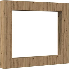 Sada 8 kusů nástěnné TV skříňka dub artisan kompozitní dřevo 3328956
