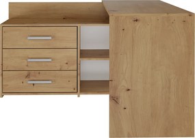 FALCO Psací stůl s komodou Dado dub artisan