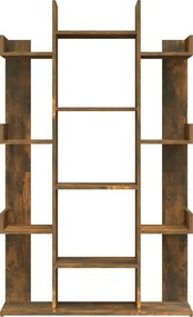 vidaXL Knihovna 86 x 25,5 x 140 cm dřevotříska [816002] Barva: bílá s vysokým leskem