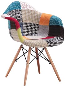 Jídelní židle DUO patchwork barevná