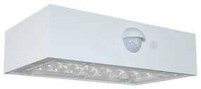 V-Tac LED Solární nástěnné svítidlo se senzorem LED/3W/3,7V 3000K/4000K IP65 bílá VT1517