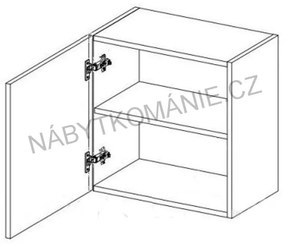 Cama Meble Obývací stěna VIGO 23 Barva: černá