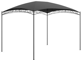 Altán 3 x 4 x 2,65 m antracitový 180 g/m²