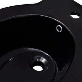 Keramické WC a bidet černé 270567