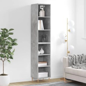 vidaXL Skříň highboard 34,5x32,5x180 cm kompozitní dřevo [3189819] Barva: Betonová šedá