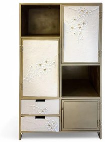 Massive home | Luxusní komoda Golden Flower s 3D designem by Angels Art