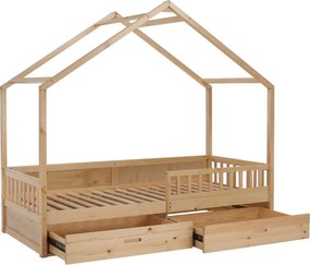 Postel Montessori BIANKA, 90x200, masiv přírodní Kondela 0000396818