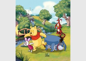 Dětská vliesová fototapeta na zed' Medvídek Pú, Disney | 180 x 202 cm | DFTDNXL 5135