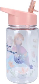 Dívčí plastová láhev na pití Ledové království - Frozen - s integrovaným brčkem