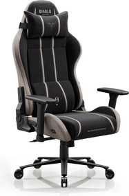 Látková herní židle černo-béžová Diablo X-One 2.0 Camel Black Normal