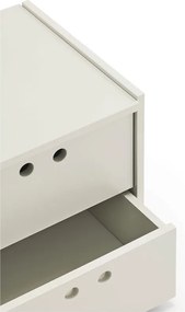 Krémová skříňka 40x118x40 cm Wally – Teulat