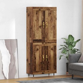 Vysoký bufet Staré dřevo 69,5 x 34 x 90 cm Kompozitní dřevo 3402739