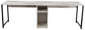 Designový psací stůl Geillis 240 cm vzor mramor frézie