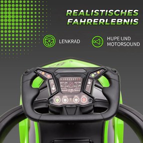 AIYAPLAY 2v1 Lamborghini Essenza SCV12 Dětské odrážedlo pro děti 12-36 měsíců s odnímatelnou rukojetí a bezpečnostní zábranou 86,5x40x89,5 cm Zelená …