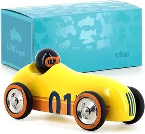 Vilac Dřevěné auto Old Sport Compet žlutá