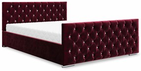 Manželská postel 160 cm Quintin (hnědá) (s roštem a úložným prostorem). 1047141