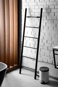 Sapho Sapho, KARBO elektrický sušák ručníků, kulatý, 500x1600mm, 120 W, černá mat, KB905